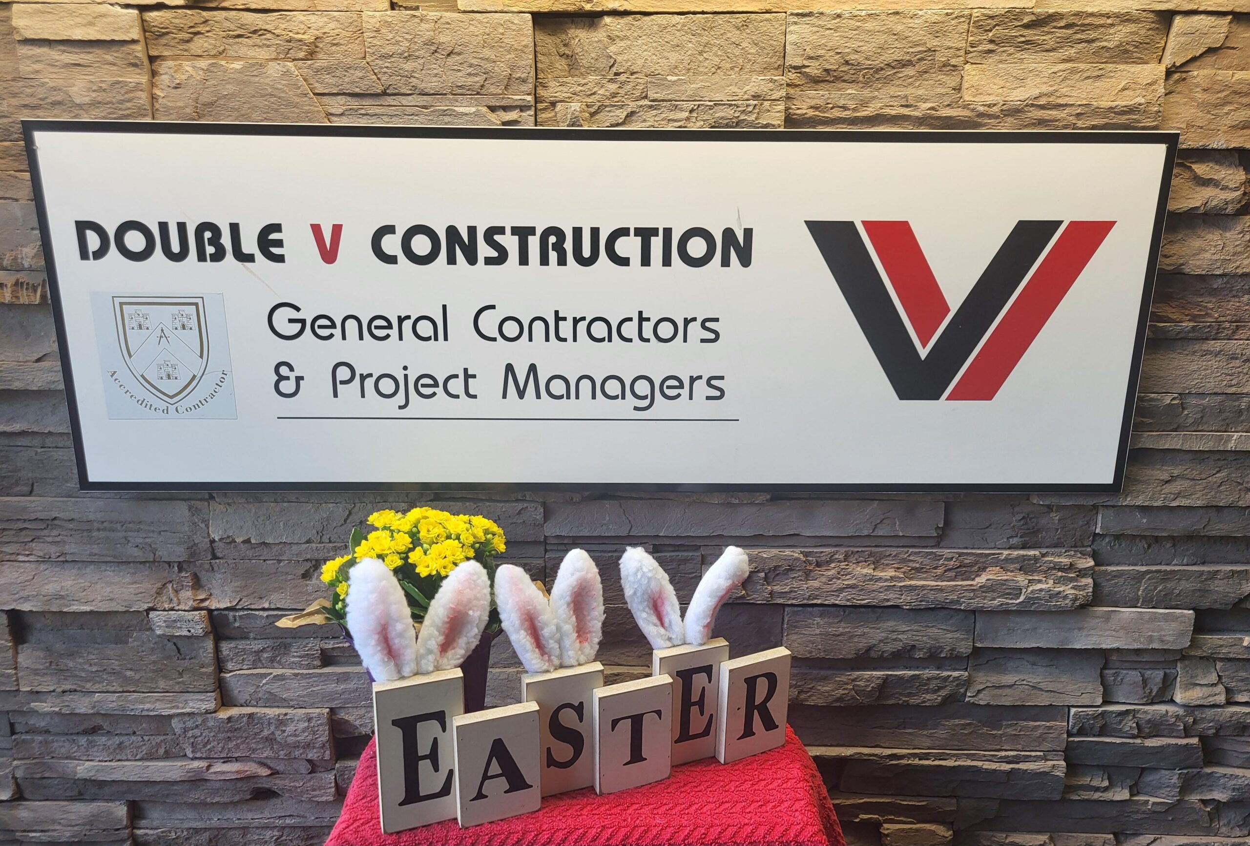 Happy Easter from all of us at Double V | Double V Construction Ltd.